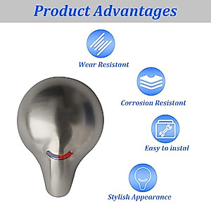 Shower Handle RP28595SS for Delta,Shower Handle Replacement Parts,Stainless Steel Colour