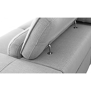 HomeRoots Modern Grey 84" Double Recliner Loveseat