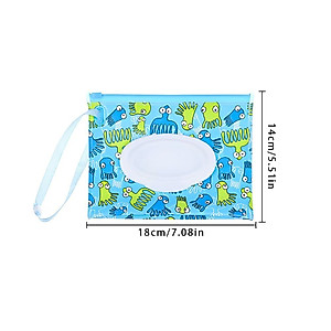 Wet Wipe Bag, Clamshell Wipe Holder, Cute Wet Wipes Bag, Travel Wet Wipes Box, Portable Wipes Container, Eco-Friendly Wipes Case(8)