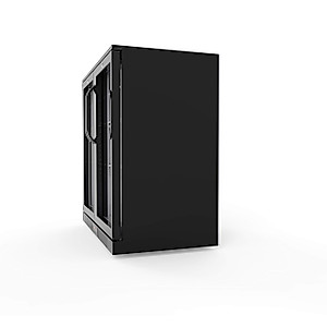 KoolMore BC-2DSW-BK Refrigerator, Double Door, Black