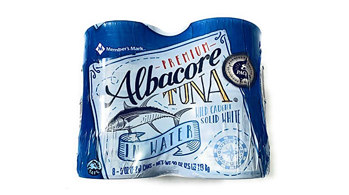 Members Mark Albacore Tuna Pack of 8 - Wild Caught & Gluten-Free