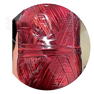 200g Metallic Yarn Crochet Knitting Needlework Weaving Fancy Thick Cloth Wool Shinny Gold Silver Purse Handbag DIY