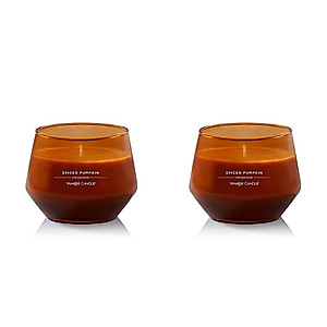 Yankee Candle Studio Medium Candle, Spiced Pumpkin, 10 oz, Home Décor (Pack of 2)