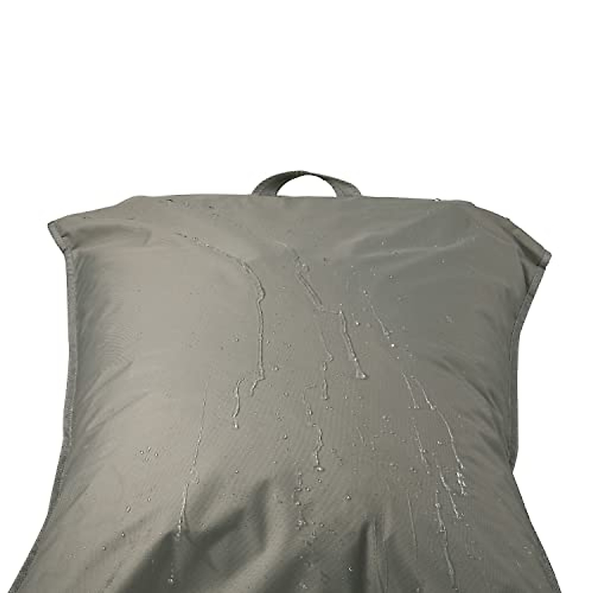 Duck Covers Weekend Water-Resistant Outdoor Rectangular Table & Chair Cover with Integrated Duck Dome, 107 x 82 x 32 Inch, Moon Rock, Patio Covers for Outdoor Furniture