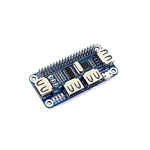 4 Port Raspberry pi USB HUB HAT Onboard USB to UART Compatible With USB2.0 1.1 For Raspberry Pi Series Board Serial Debugging