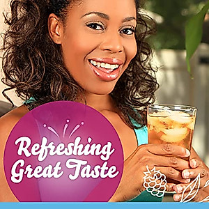 Crystal Light Sugar-Free Raspberry Iced Tea Naturally Flavored Powdered Drink Mix 72 Count Pitcher Packets