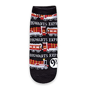 Harry Potter Hogwarts Express Hedwig Juniors/Womens 5 Pack Ankle Socks Size 4-10