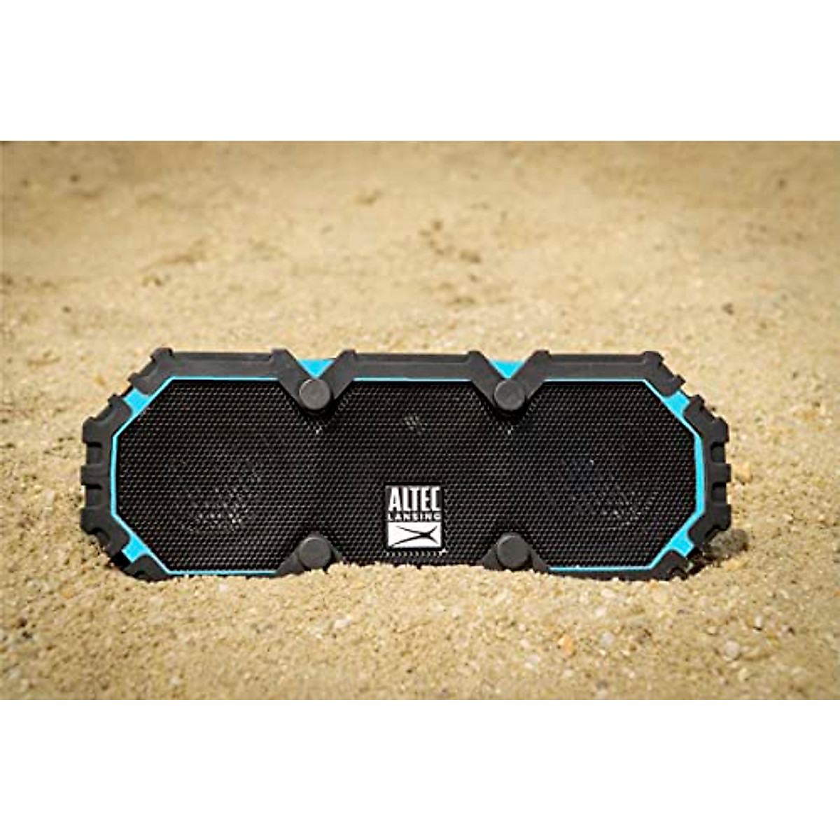 Altec Lansing LifeJacket 2 - Waterproof Bluetooth Speaker, Floating Portable Speaker for Travel & Outdoor Use, Deep Bass & Loud Sound, 30 Hour Playtime