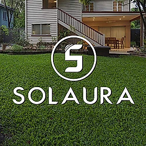 SOLAURA 3-Piece Outdoor Rocking Chairs Bistro Set, Black Iron Patio Furniture with Brown Thickened Cushion & Glass-Top Coffee Table