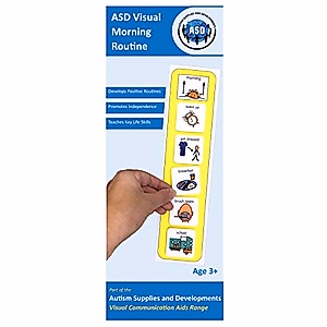 Morning/Evening Routine Bundle (Plastic, Washable, Visual schedules for Autism/Learning Disabilities/ADHD)