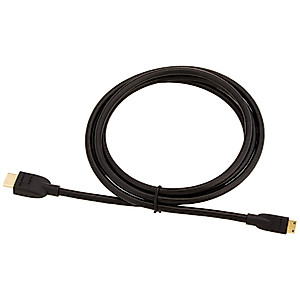 Amazon Basics High Speed Mini HDMI (Source) to HDMI (Display) Cable, 1.8 m, Black