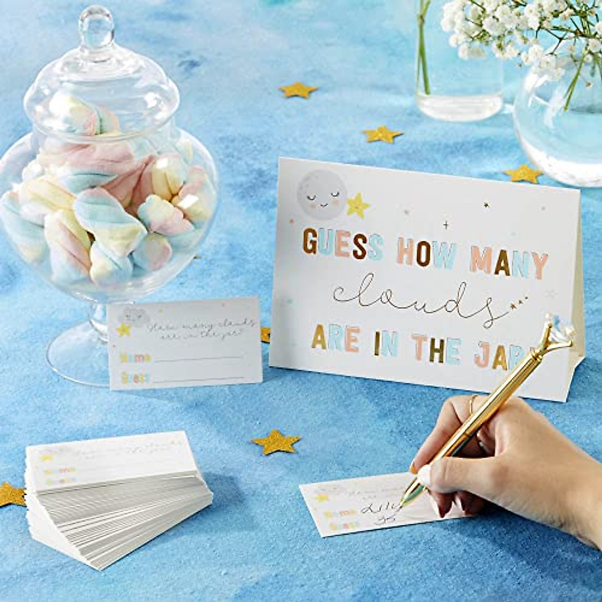 Kate Aspen Card & Baby Game Twinkle, One Size, Shower Advice Card & Game (Set of 50), (28578NA)