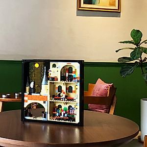 Castle House Building Kit Compatible with Lego Set for Kids 8-14 Years Up,for Adutls Gift,Minifigure Display Case for Collectibles 521 pcs