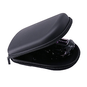 Sanmum Fishing Reel Case Bag Baitcasting Reel Fishing Tool Storage Pouch Reels Waterproof Protective Cover Sleeve(Reel Not Included) (Black for Right)