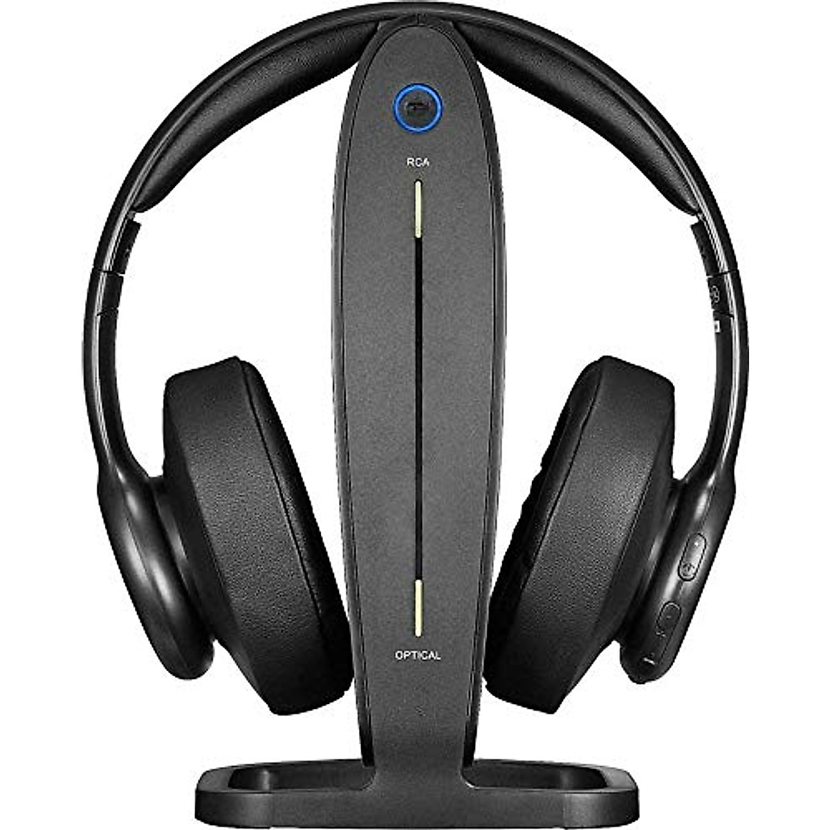 Insignia - NS-HAWHP2 RF Wireless Over-The-Ear Headphones - Black