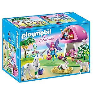 Playmobil Fairies with Toadstool House Building Kit