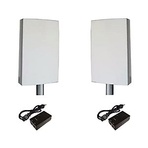 New! EZBR-Dual-AC-Dual Radio, High Power, Outdoor Wireless Bridge System 2.4GHz and 5GHz, 867Mbps Data Rate, Up to 3 Miles Range