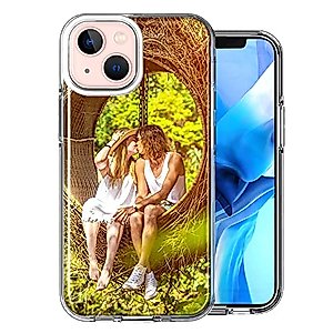 Personalized Custom Double Layered Phone Case for Apple iPhone 13 6.1 inch ONLY - Design Your Own Perfect Custom Picture Photo Case