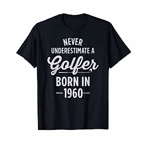 63 Year Old Golfer: Golfing Golf 1960 63rd Birthday T-Shirt