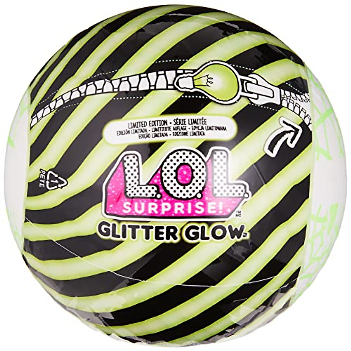 LOL Surprise Glitter Glow Doll Cheer Boo with 7 Surprises, Halloween Dolls, Accessories, Limited Edition Dolls, Collectible Dolls, Glow-in-the-Dark Dolls