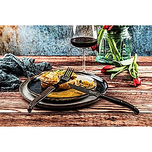 Laguiole Style de Vie steak knives Luxury Line, set of 6, wenge wood, black