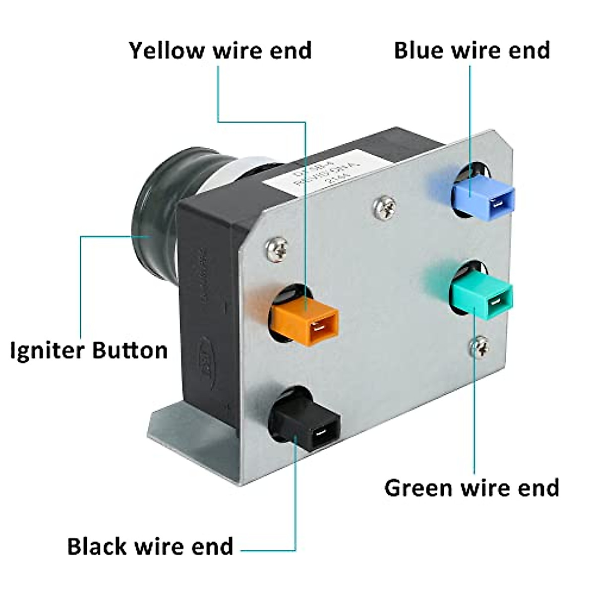 ATKKE 7629 Grill Igniter Kit Replacement for Weber Genesis E/S-330 Grill with Front Mounted Control Panel, (Model Years 2011-2016) Electrodes Ignitions Kit for Weber Parts 65946 62754, Easy to Install