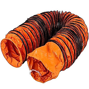 VEVOR 25FT PVC Flexible Duct Hosing for 12 INCH Utility Blower Exhaust Fan (12IN 25FT)