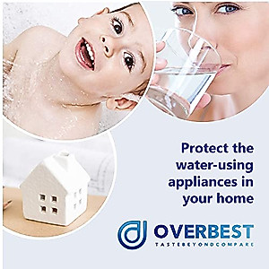 Overbest AP810 Whole House Water Filter, Replacement for 3M Aqua-Pure AP810, AP801, AP801-C, AP801T, AP801B and AP811 Water Filtration Systems, Whirlpool WHKF-GD25BB (3 Pack)