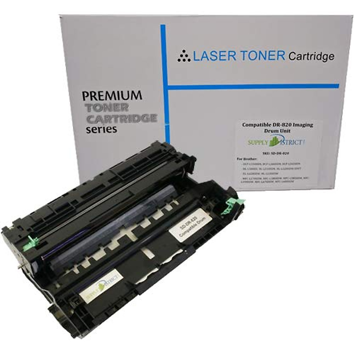 SupplyDistrict - Compatible DR-820 Drum Unit for Brother DCP-L5650 HL-L5200 MFC-L6900 MFC-L5850DW