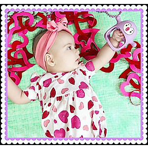 Smily Mia Smily Mia Penguin Teethers, Silicone TeethingToys for Babies 0-6Months, Baby Teethers for 3-6Months, Hand Teether for Infants, Pacifiers for New Born,Light Purple