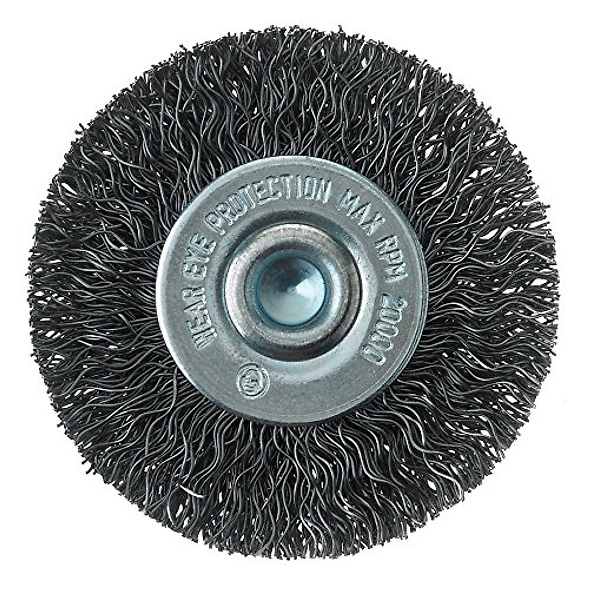 Mercer Industries 182020 - 2" x 1/4" Shank Crimped Wire Wheel, .014 Carbon Steel Wire