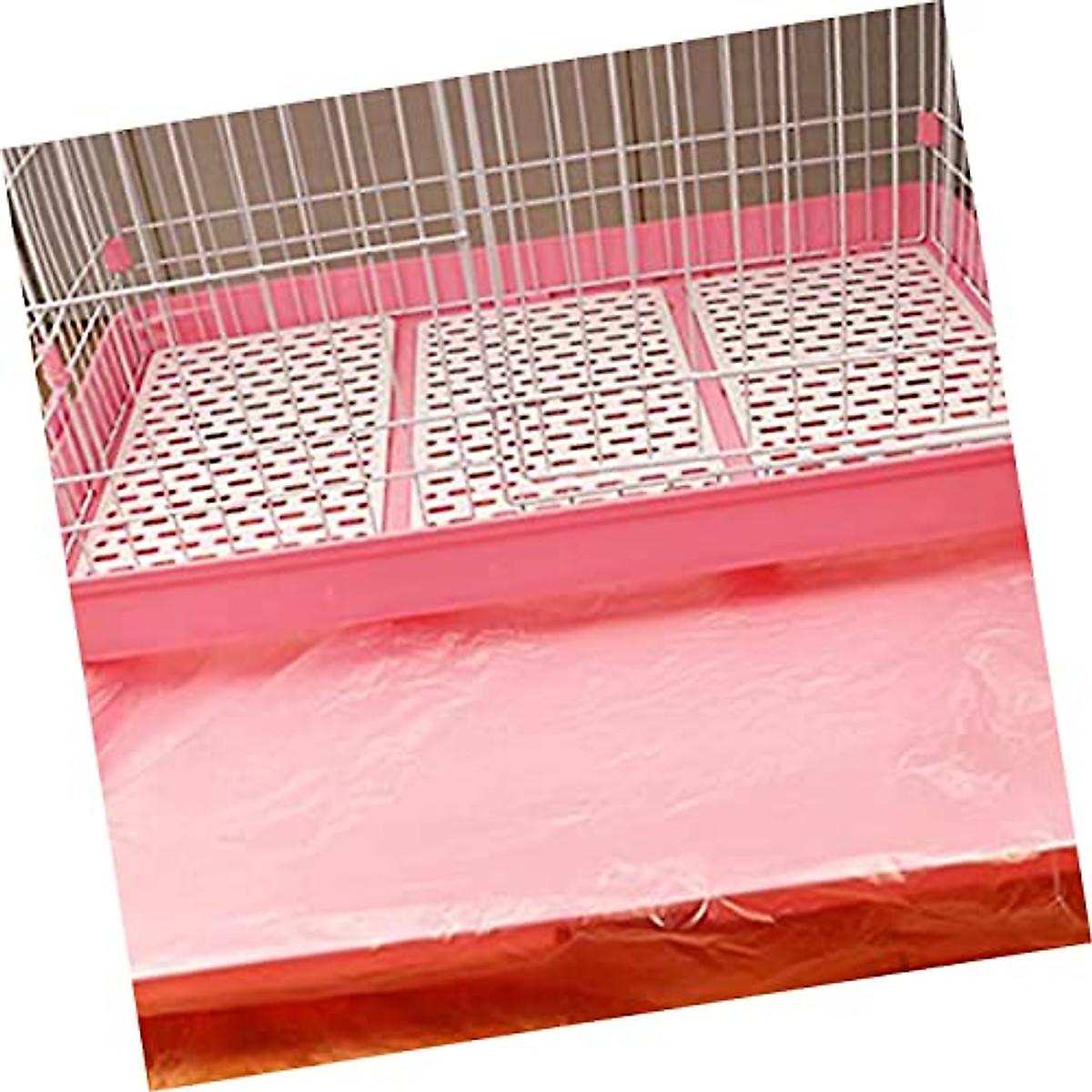 100pcs Clear Pee Hutch Small Bunny Guinea Chinchillas Hedgehogs Liner Liners Rabbits Time Universal Puppy Thin Pigs Pig Rabbit Animals Disposable Supplies Film Cage Pet