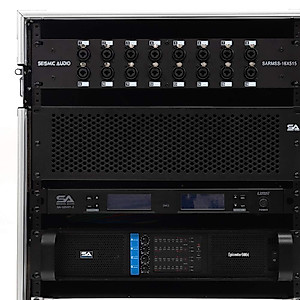 Seismic Audio - SA-PTR-10UC - 10 Space Pro Audio DJ Road Rack Case with Casters - 10U Pro Tour Grade Rack