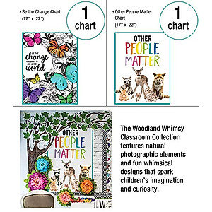 Schoolgirl Style Woodland Whimsy Collection—Bulletin Boards, Bulletin Board Borders, Inspirational Posters, Cutouts, Nameplates, Homeschool or Classroom Décor (374 pc)