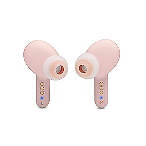 JBL Live PRO+ TWS True Wireless in-Ear Noise Cancelling Bluetooth Headphones, Up to 28H of Battery, Microphones, Wireless Charging, Hey Google and Amazon Alexa, iOS and Android Compatible (Pink)