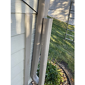 Magnetic Downspout Clip with Hinge (2x3 B White)