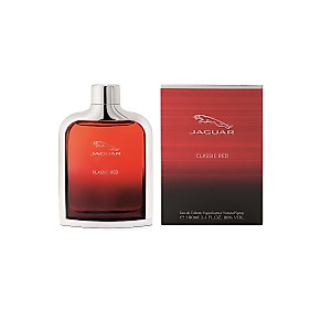Jaguar Classic Red Eau de Toilette Spray for Men, 3.4 Fl Oz