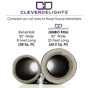 CleverDelights Metallic Gold Wrapping Paper - 30" x 300" JUMBO Roll - 62.5 Sq Ft - Shiny Premium Gift Wrap Paper