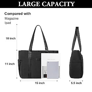 CLUCI Tote Bag for Women Travel Shoulder Bag Middle Tote Handbags with Yoga Mat Buckle for Gym,Work