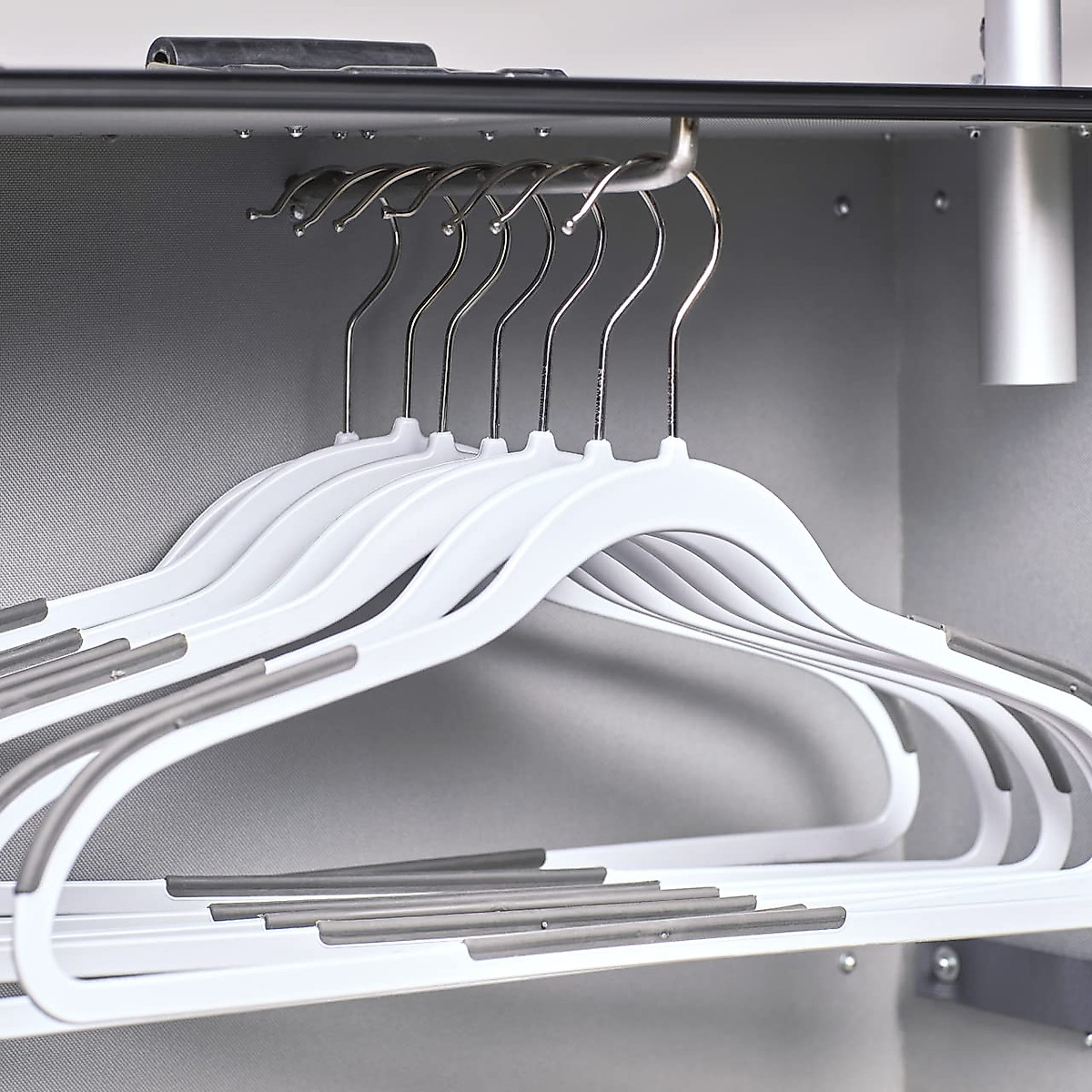 Rhino Trunk & Case Dance Star Wardrobe Trunk with Mounted Wheels, Competitions, Recitals, & Performances 35"x21"x16" (Navy Blue)