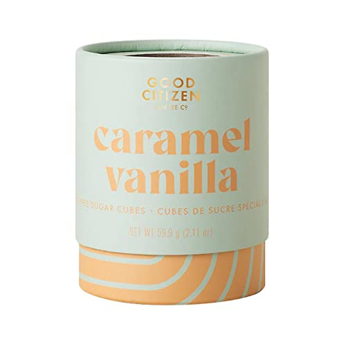 Good Citizen Coffee Co. - Artisan Sugar Cubes, Caramel Vanilla-Flavored, Small-Batch, Made with Pure Cane Sugar, Premium Ingredients, Ideal for Coffee & Tea, Vegan-Friendly (30 Count)