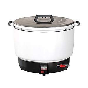 Krollen Industrial GRCLP Liquid Propane 110 Cup (55 Cup Raw) Gas Rice Cooker - 22,000 BTU
