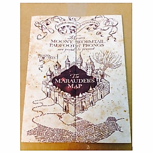Marauder's Map Hogwarts Wizarding World Harry Potter Warner Bros LIMITED **NEW**