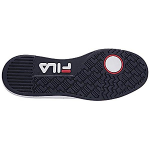 Fila mens Men's Fila Tennis 88 Sneaker, White/Navy/Red, 9.5 US