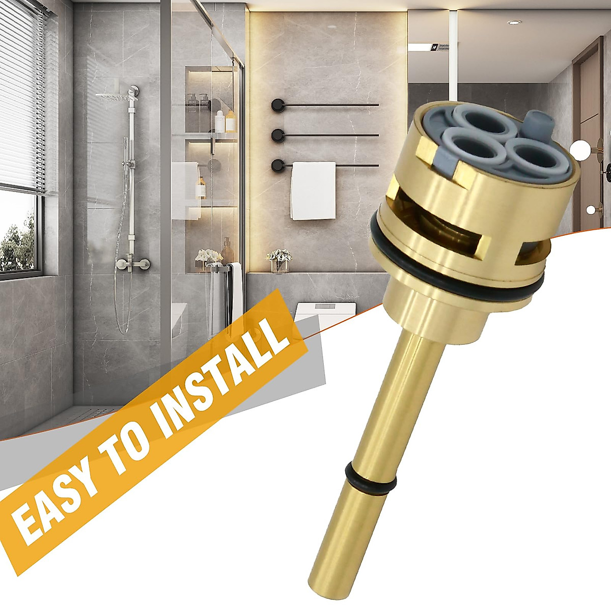 Zreneyfex RP51919 6 Setting Diverter Cartridge Assembly, Replacement for Delta Faucet Valve Body R11000 R2200