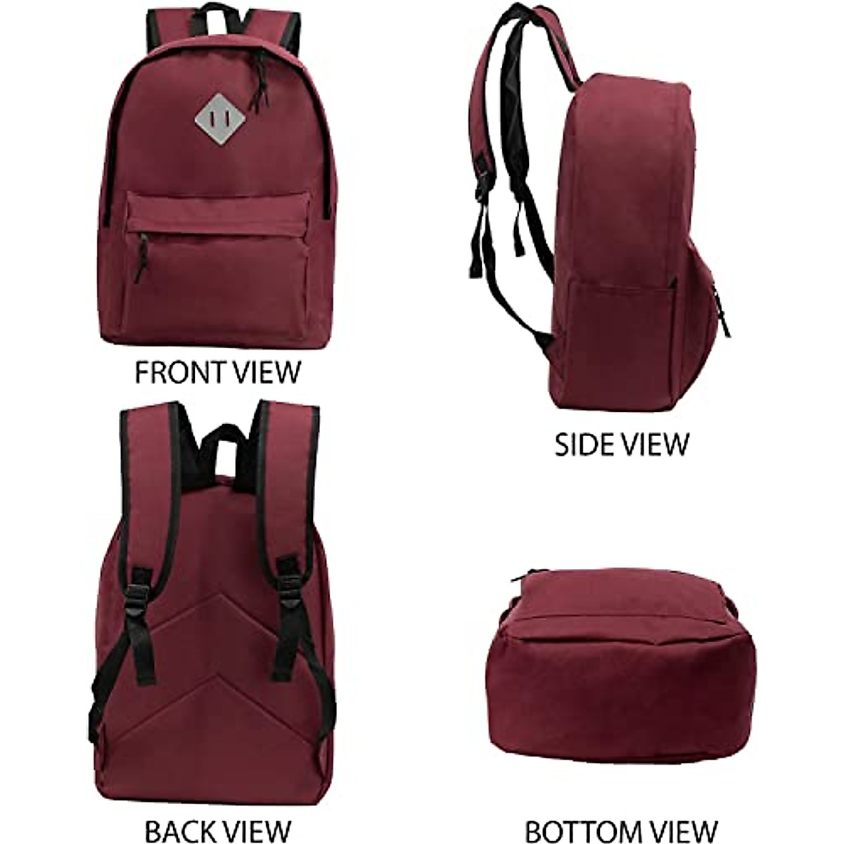 Bulk Case of 12 Backpacks and 12 Winter Item Sets and 12 Toiletry Kits and 12 Socks - Wholesale Care Package - Emergencies, Homeless, Charity