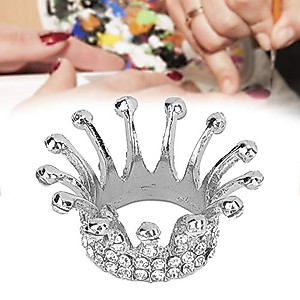 Nail Art Brush Holder, 3 Types Crown Design Nail Art Brush Holder Set Pen Displayer Stand Tools Brush Holders(2)