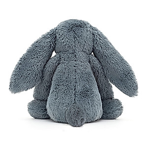 Jellycat Bashful Dusky Blue Bunny Stuffed Animal, Medium