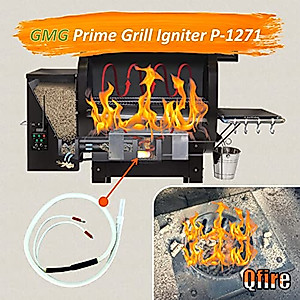 12V 80W Prime igniter Compatible with Green Mountain Grills Jim Bowie Prime & Daniel Boone Prime Models, Replaces Part # GMG P-1271