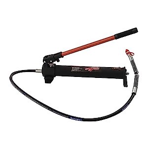 10T Porta Power Pump, 10Ton/22046.23lbs Porta Power Hydraulic Jack Power Body Frame Repair Kit Auto Shop Lifting Tool Fit for Automotive, Truck, Farm, and Heavy Equipment Repair